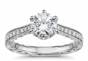 Diamond Carat Sizes Chart: Actual Size on Hand Fingers - Selecting A ...